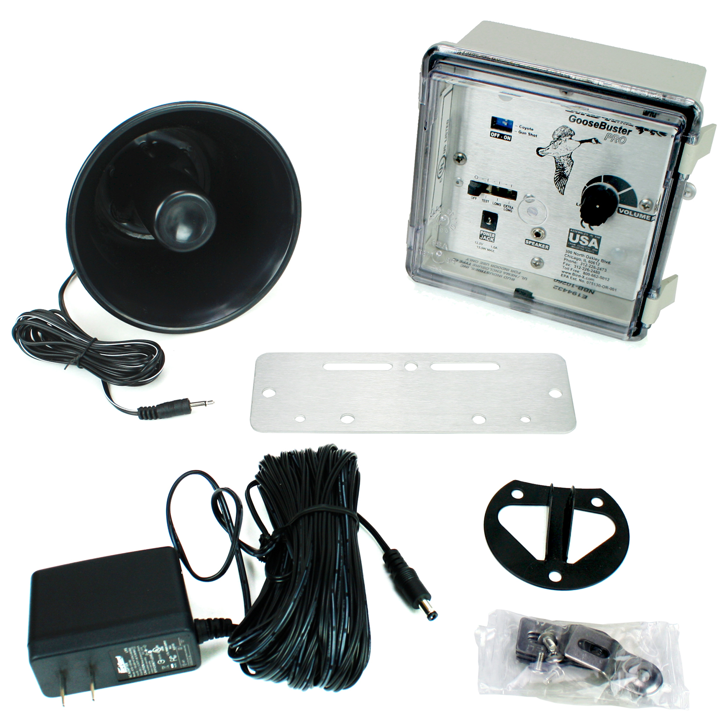 GooseBuster® | Sonic Single-Speaker Goose Deterrent | Bird-X