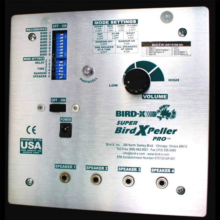 Super BirdXPeller® PRO | 4-Speaker Bird Control | Bird-X