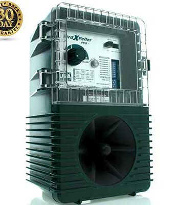 BirdXPeller® PRO Sonic Bird Deterrent Device. Humane, easy to install & use